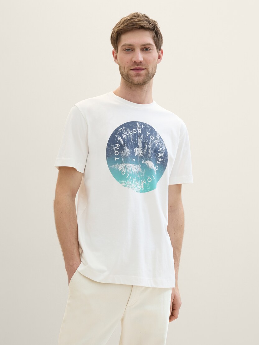 Majica sa printom | Bela | Tom Tailor